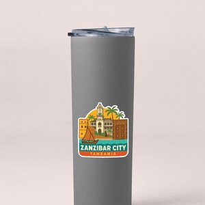 Zanzibar City Tanzania Sticker Decal Vinyl Die-cut City Skyline ...