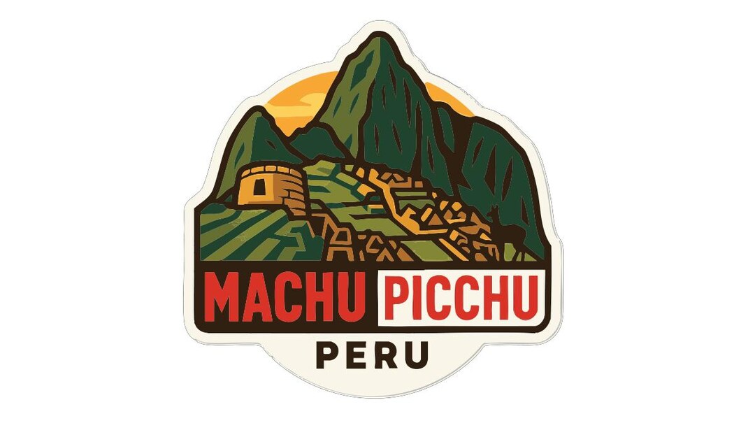 Machu Picchu Peru Sticker Decal Vinyl Die-cut City Skyline Landmark ...