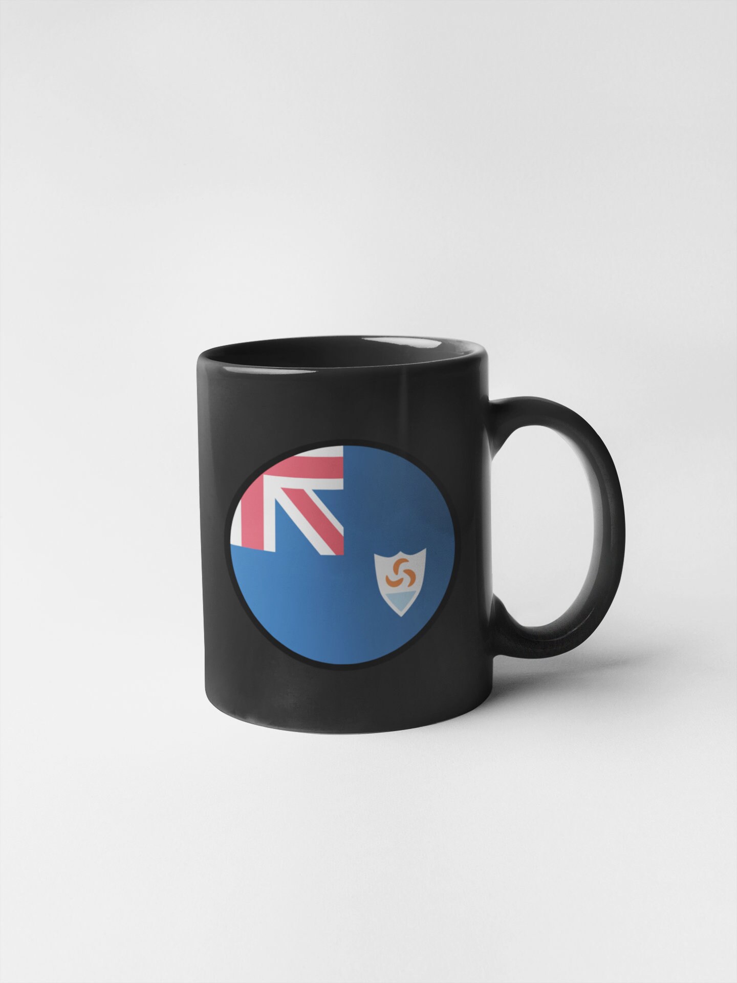 Anguilla Flag Circle Sticker Decal - Etsy