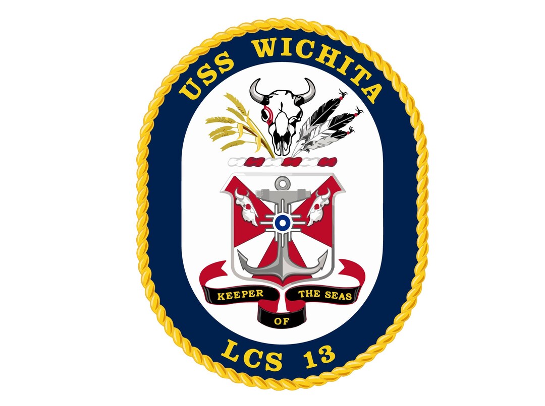 USS Wichita LCS-13 Badge Sticker Decal Freedom Class Littoral Combat ...