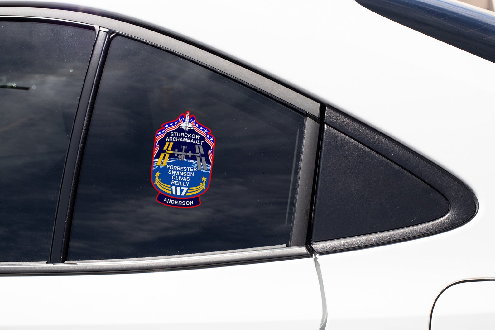 NASA STS-117 Mission Patch Sticker Decal Atlantis NASA Space Shuttle ...