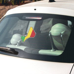 Mali Map Flag Sticker Decal - Etsy