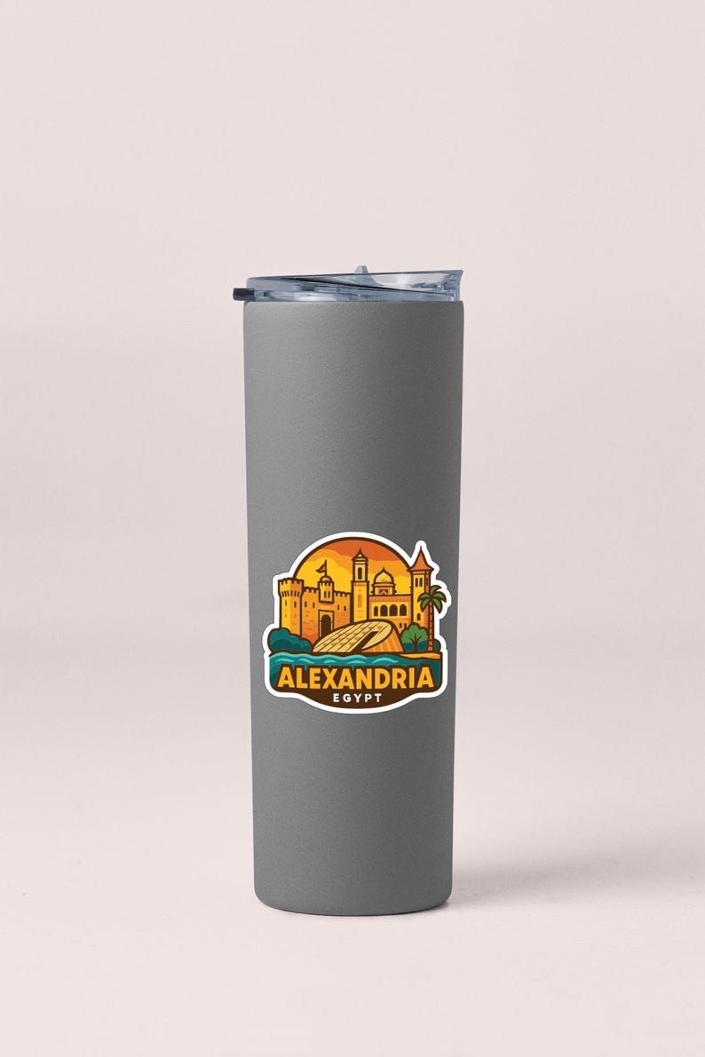 Alexandria Egypt Sticker Decal Vinyl Die-cut City Skyline Landmark ...