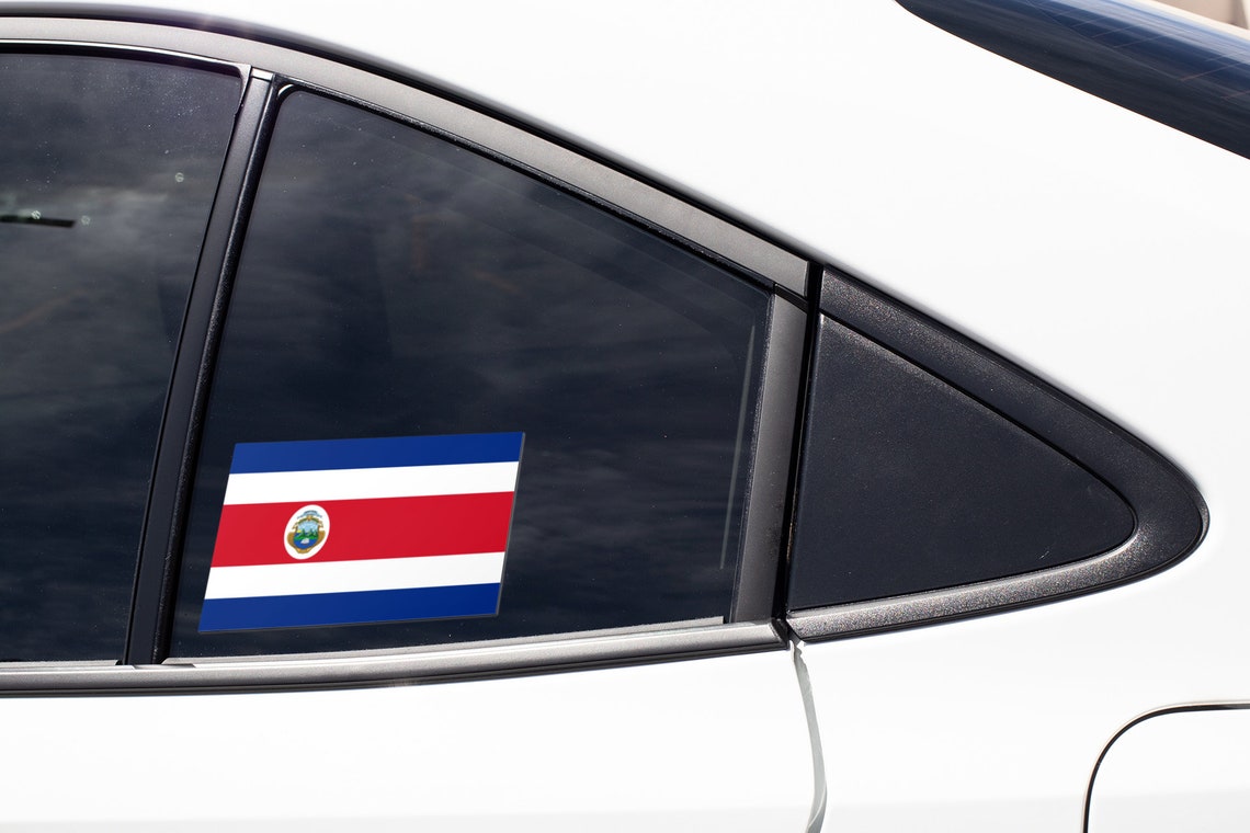 Costa Rica Flag Sticker Decal / Republic of Costa Rica / San - Etsy