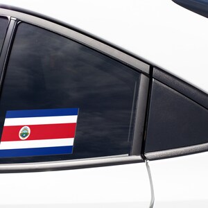 Costa Rica Flag Sticker Decal / Republic of Costa Rica / San José ...