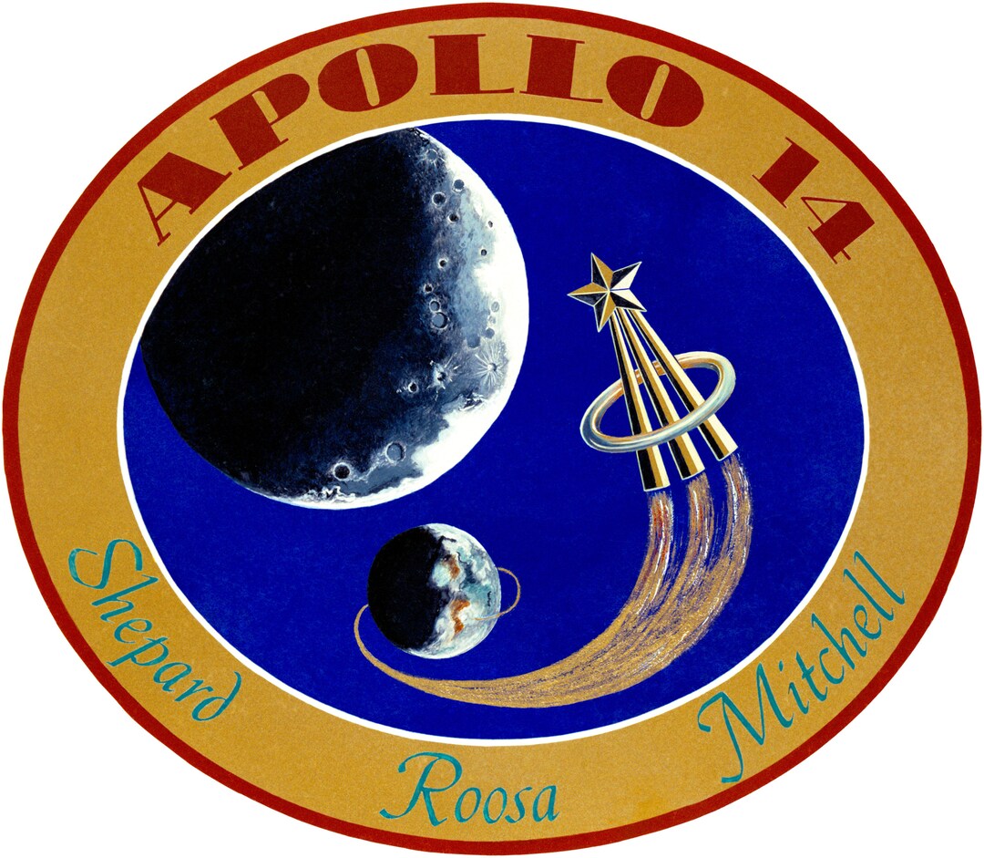 NASA Apollo 14 Mission Patch Sticker Decal NASA Apollo Program - Etsy