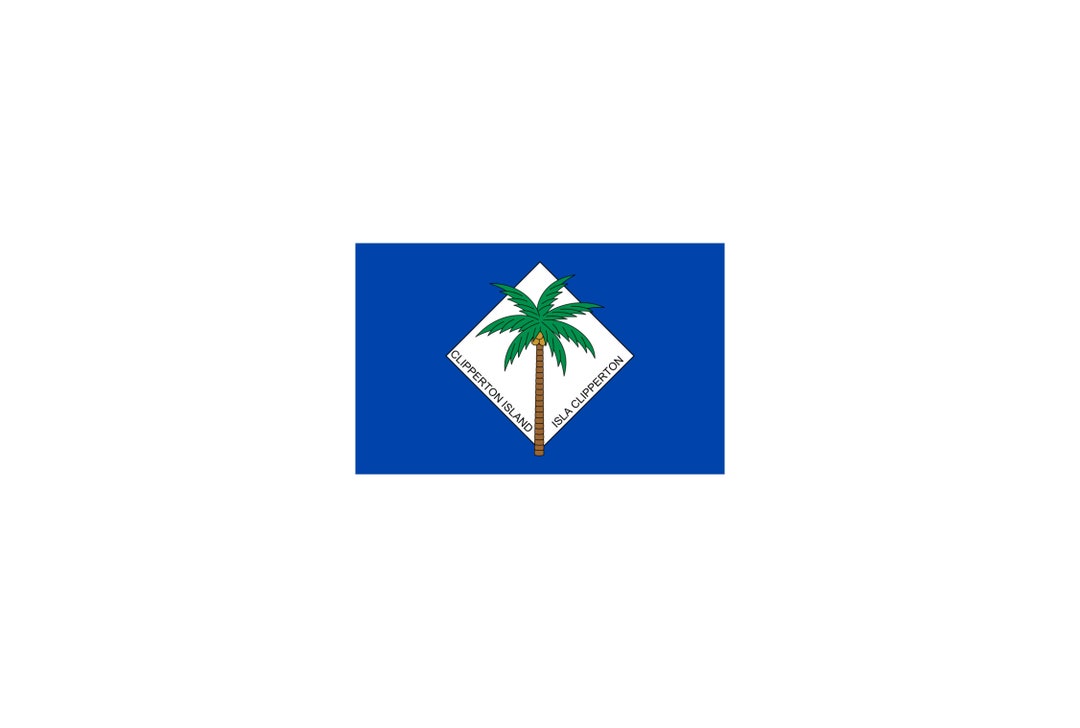 Clipperton Island Flag Sticker Decal - Etsy