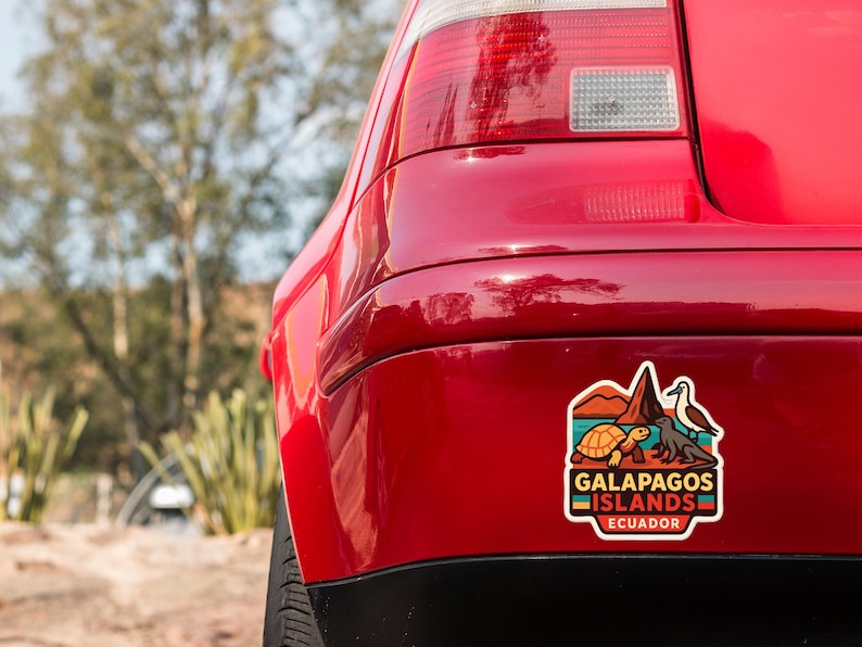 Galapagos Islands Ecuador Sticker Decal Vinyl Die-cut City Skyline ...