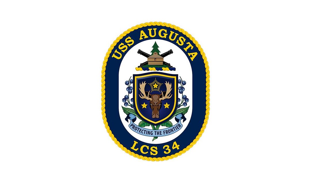 USS Augusta LCS-34 Badge Sticker Decal Independence Class Littoral ...