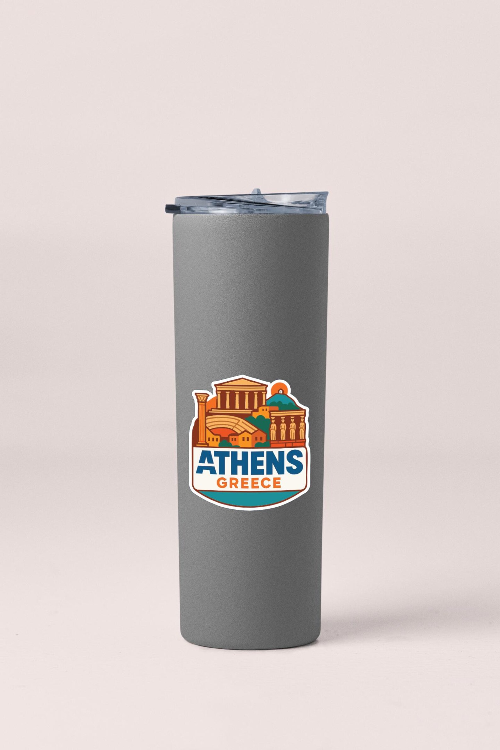 Athens Greece Sticker Decal Vinyl Die-cut City Skyline Landmark Design ...
