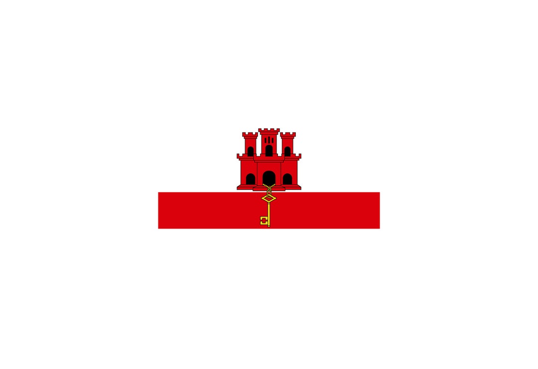 Gibraltar Flag Sticker Decal - Etsy