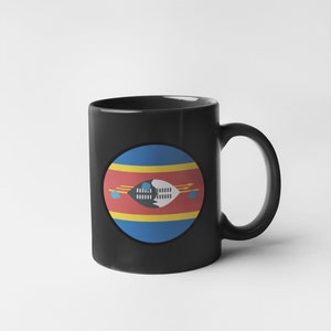 Eswatini Flag Circle Sticker Decal - Etsy