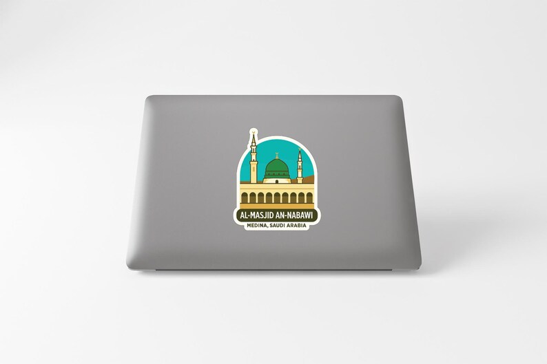 Medina Al-masjid An-nabawi Saudi Arabia Sticker Decal Vinyl Die-cut ...