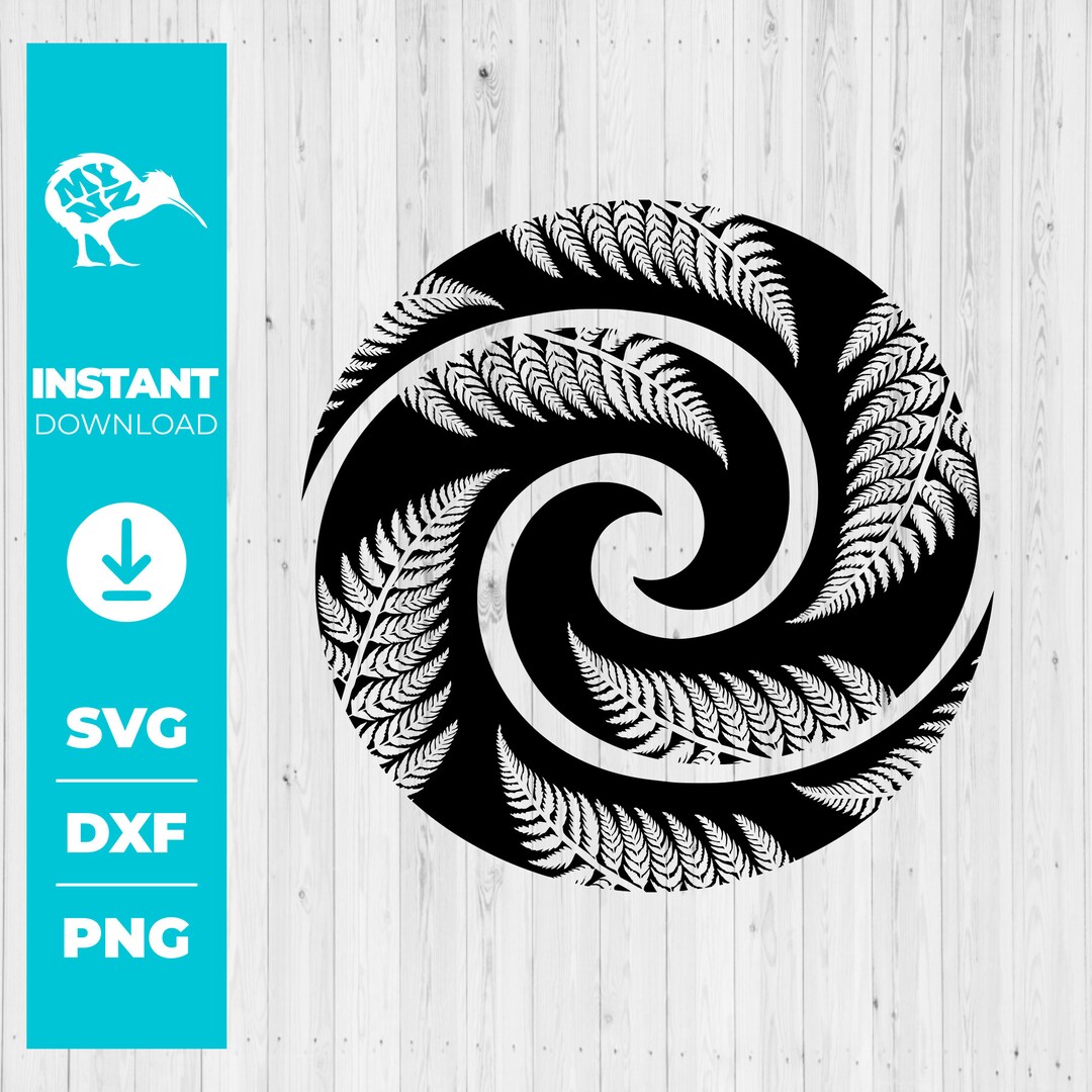 Silver Fern Svg, Maori Svg, Maori Art, Koru Art, Koru Design, Fern Print, Fern Svg, New Zealand ...