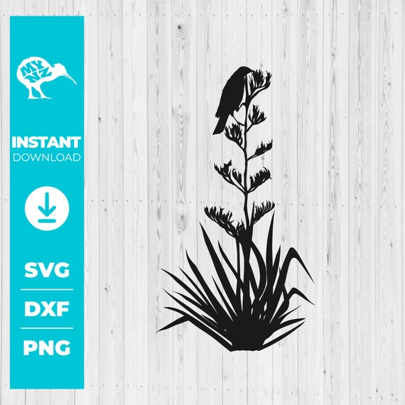 Tui Bird Svg Tui Svg Tui Dxf Nz Flax Svg Nz Birds New - Etsy