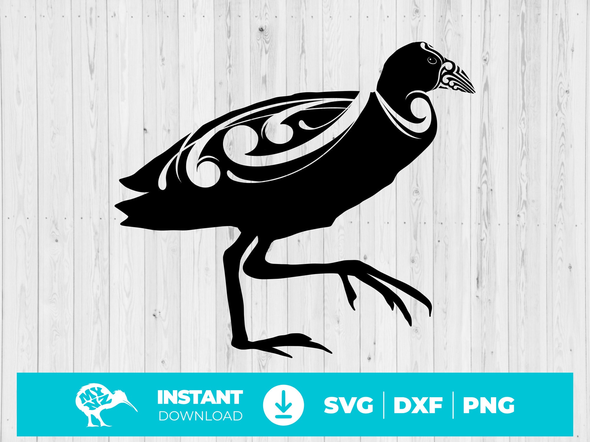 Pukeko Bird, Pukeko Svg, Maori Svg, New Zealand Svg, Native New Zealand ...