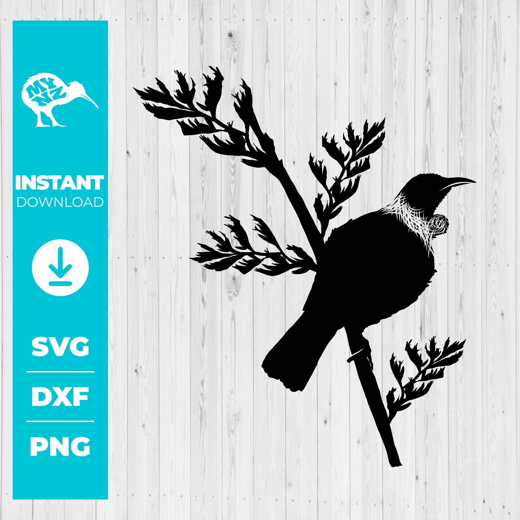 Tui Bird Clipart Template