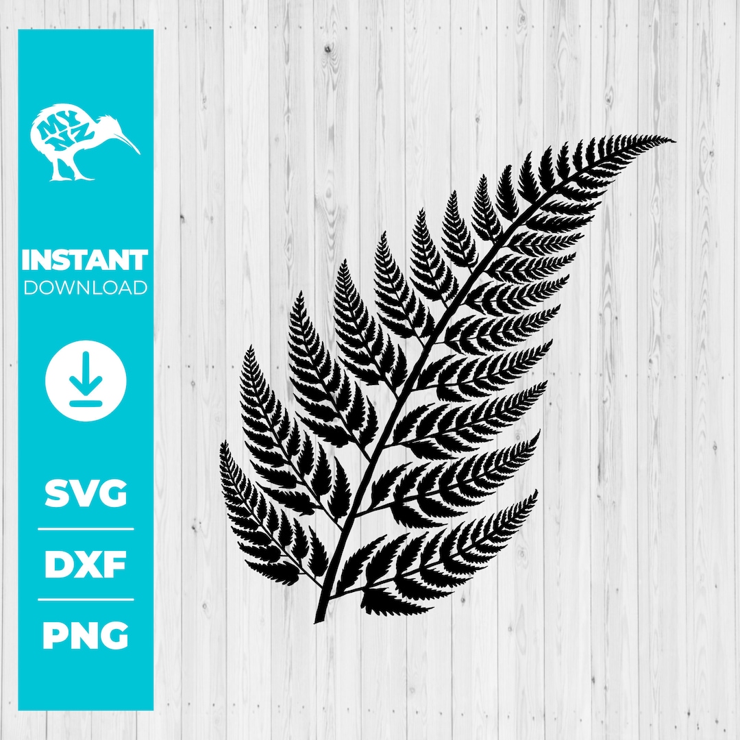 Fern Svg, Silver Fern Svg, New Zealand Fern Svg, Fern, New Zealand ...