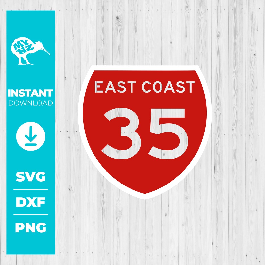 East Coast 35 Svg, Highway 35, East Coast 35, Gisborne, New Zealand Svg ...