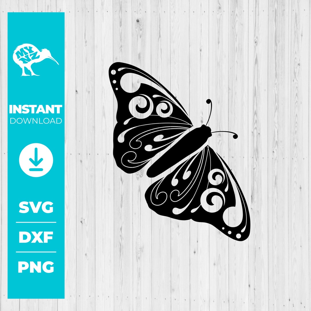 Butterfly Svg, Koru Design Svg, Maori Svg, New Zealand Svg, Butterfly ...