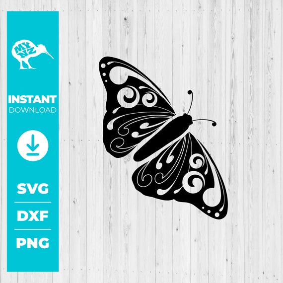Butterfly Svg Koru Design Svg Maori Svg New Zealand Svg - Etsy New Zealand