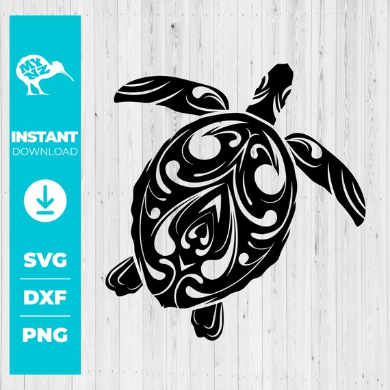 Tribal Turtle Svg Turtle Art Svg Polynesian Svg Turtle | Etsy Canada