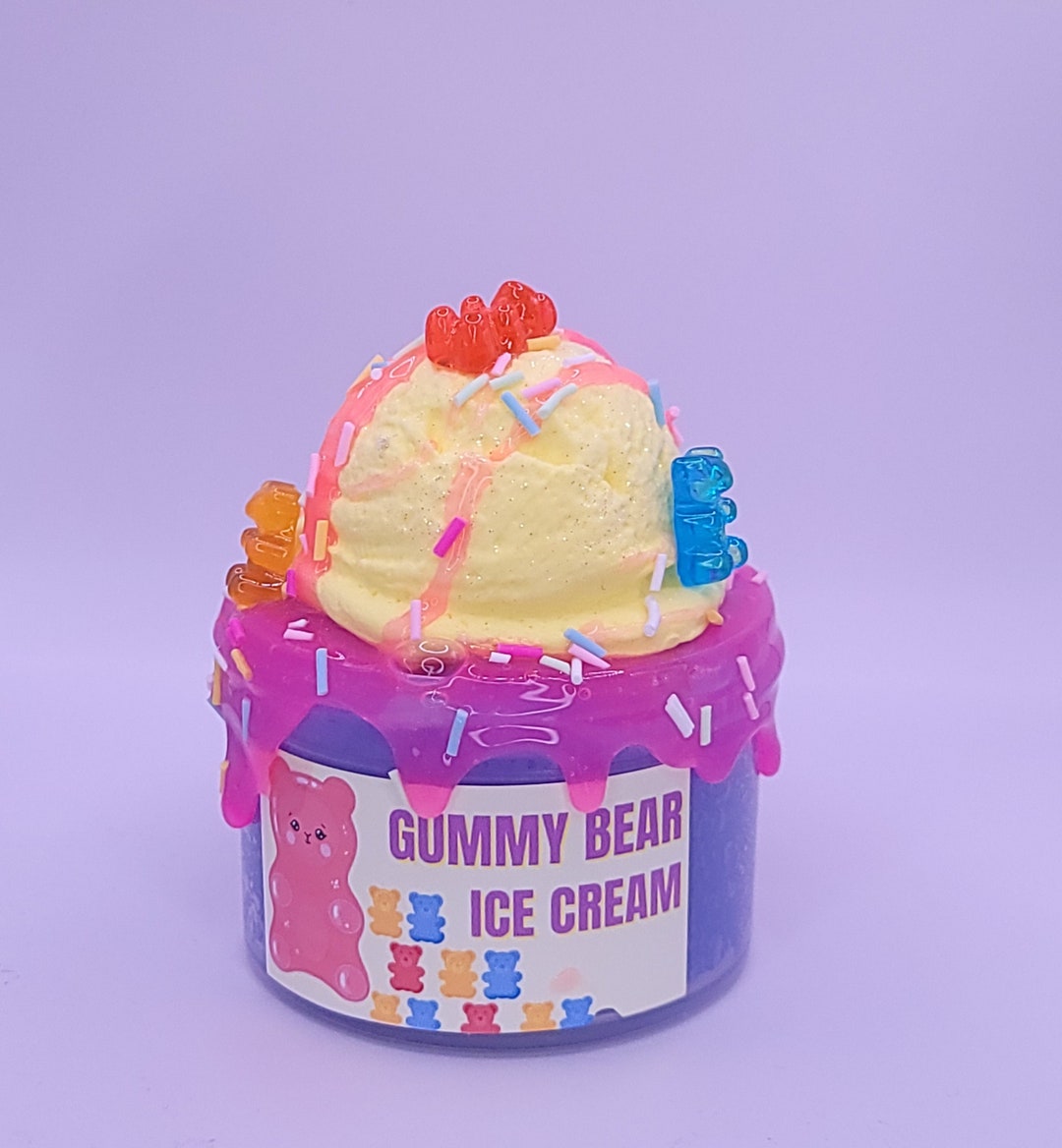 DIY Gummy Bear Ice Cream DIY Clay Slime Kit Icee Slime - Etsy Australia