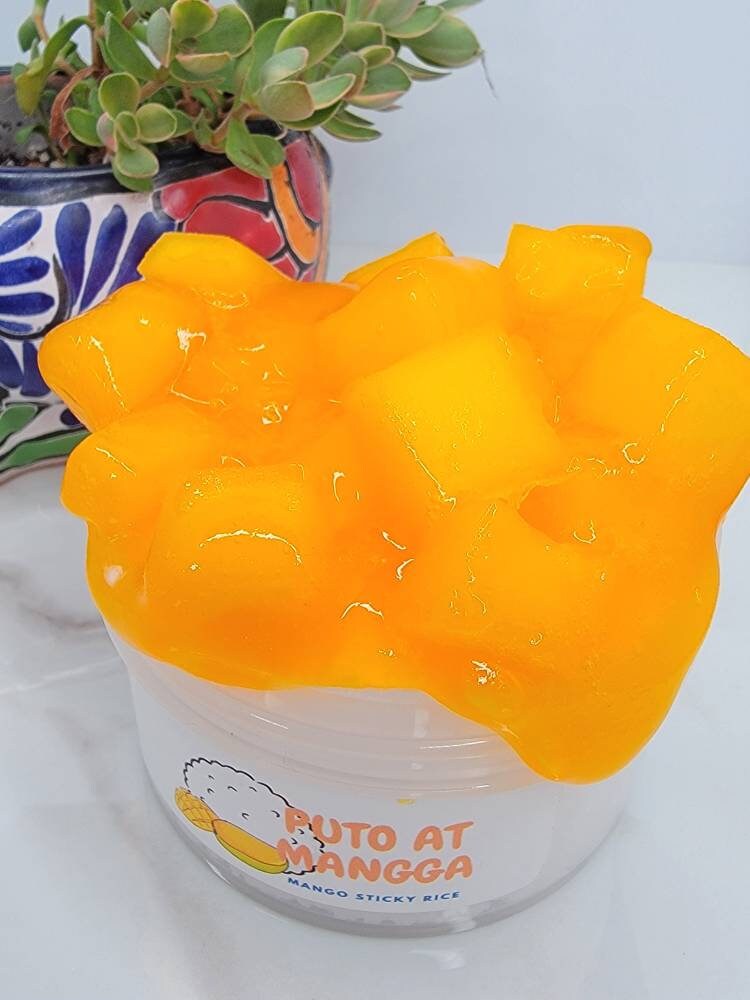 DIY Mango Sticky Rice Slime Crunchy Slime Snow Fizz Slime - Etsy