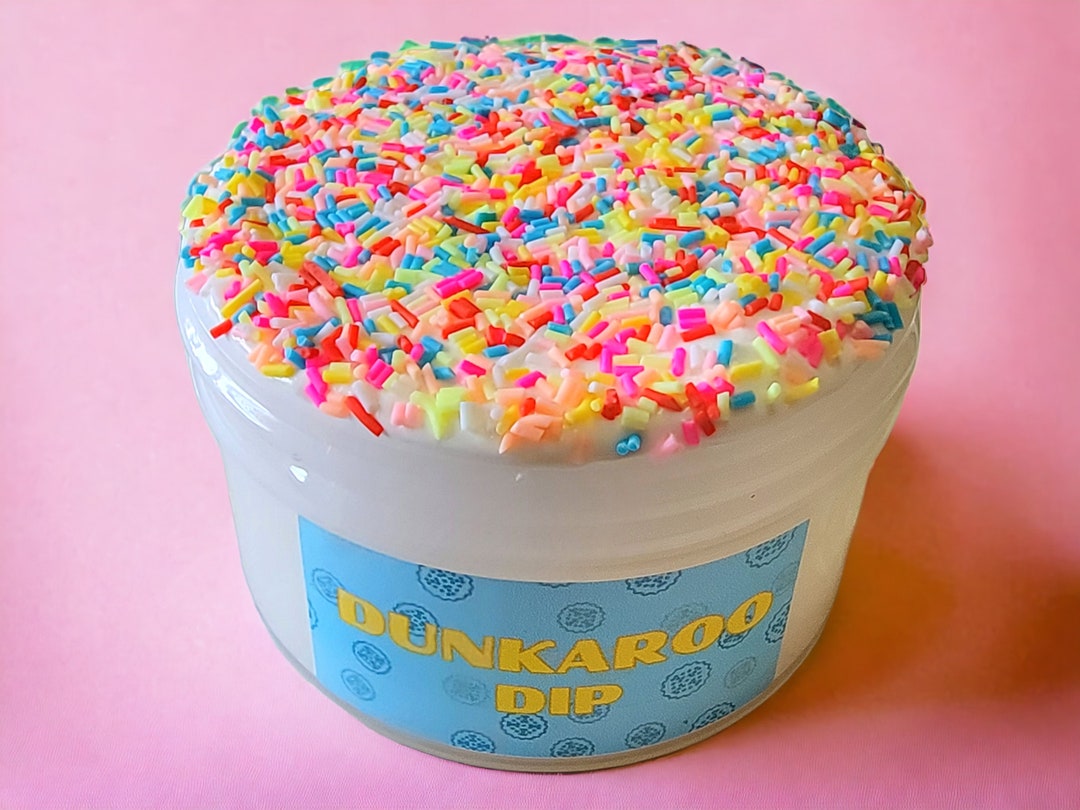 Dunk-a-roo Dip, Wood Glue Butter Slime, Slime Colorful Sprinkles ...