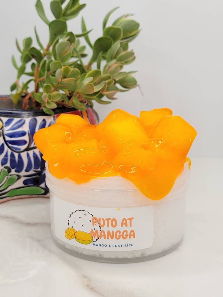 DIY Mango Sticky Rice Slime Crunchy Slime Snow Fizz Slime - Etsy