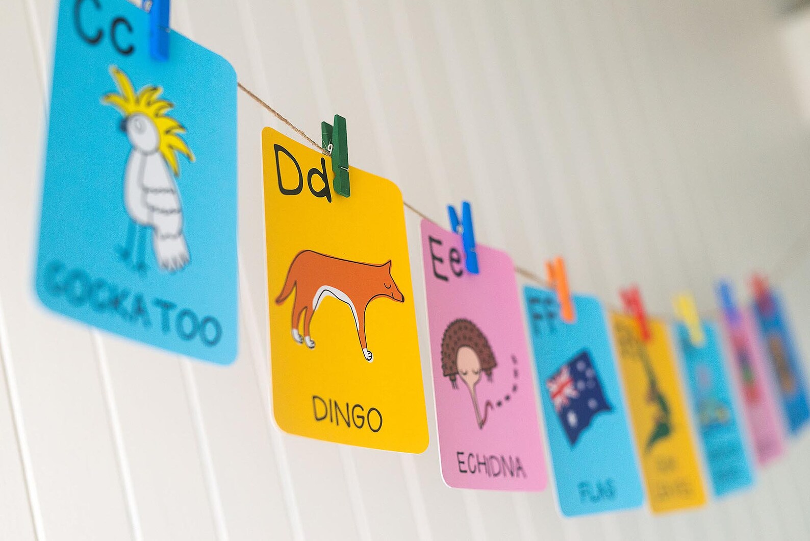 Kids A-Z Australia Flash Cards Alphabet - Children Early Learning ...
