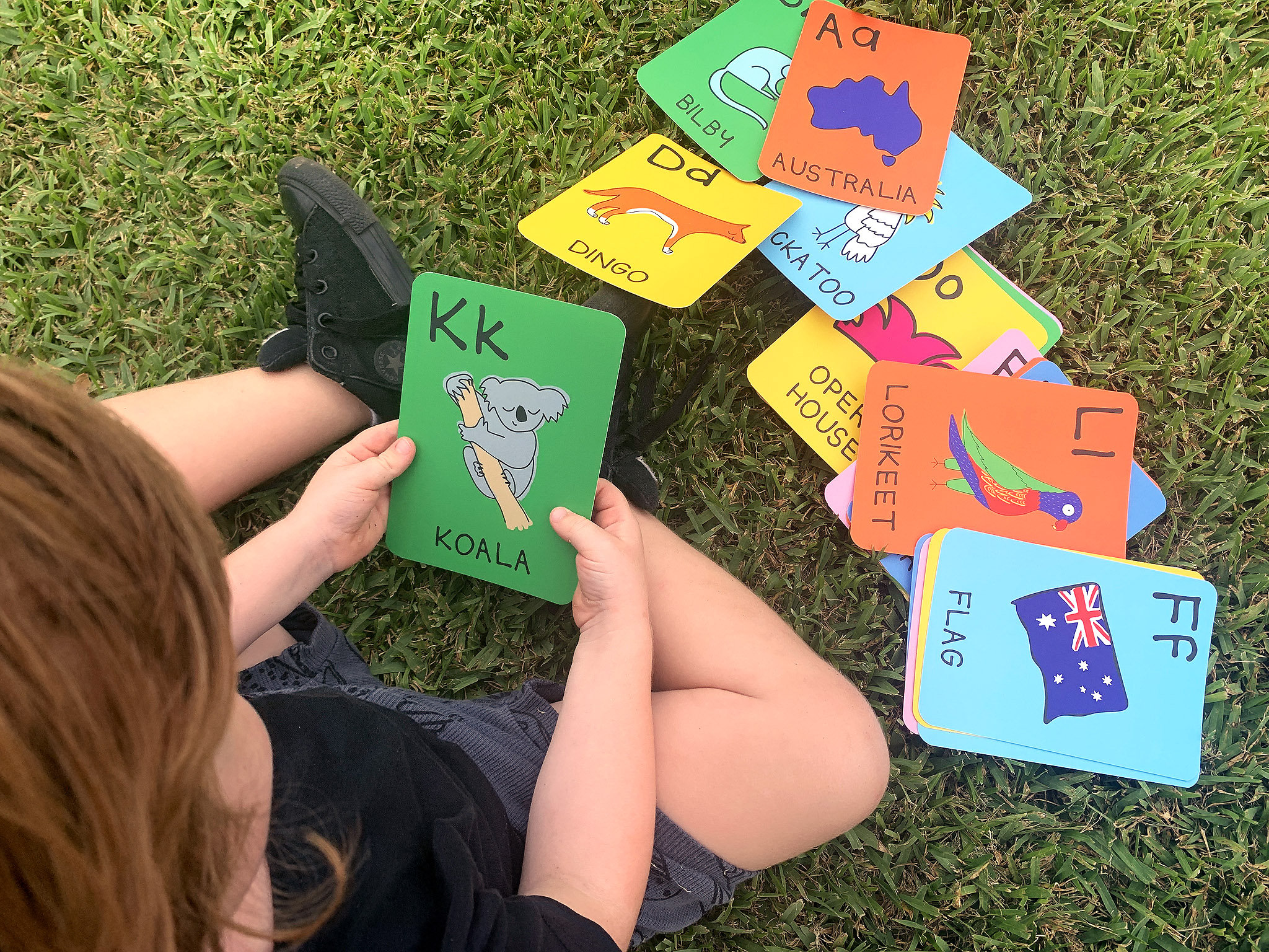 Kids A-Z Australia Flash Cards Alphabet - Children Early Learning ...