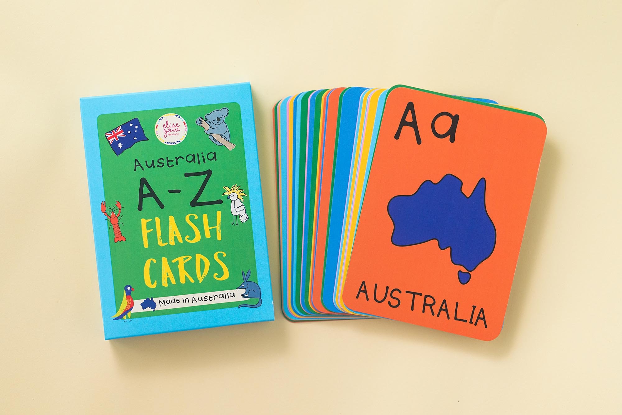 Kids A-Z Australia Flash Cards Alphabet - Children Early Learning ...