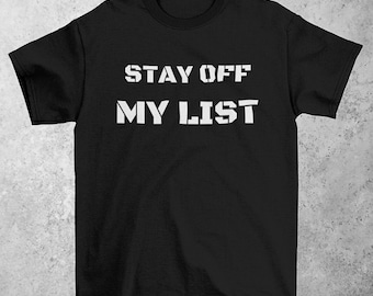 Off My List Shirt - Etsy