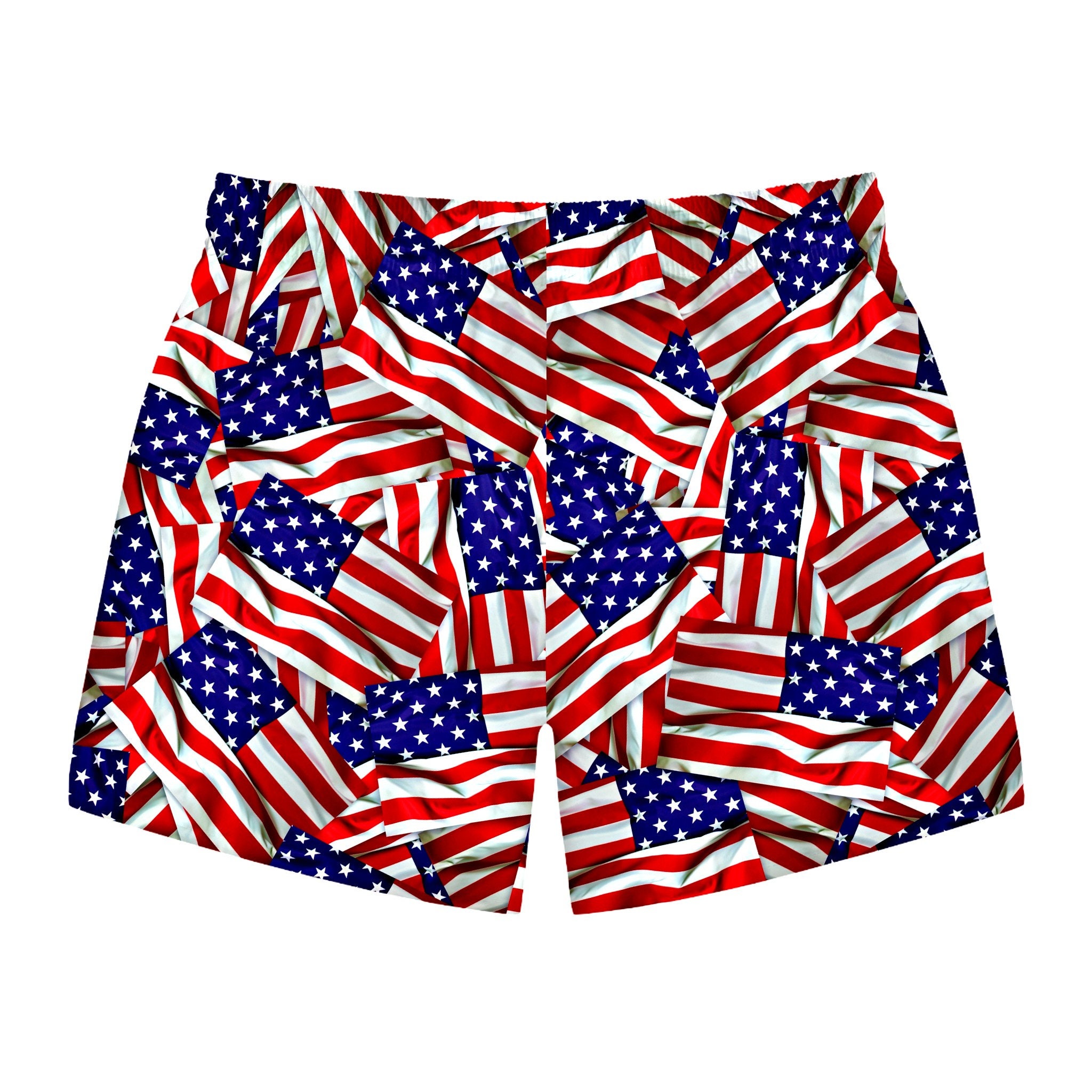 American Flag Swim Trunks for Men Patriotic 4th of July - Etsy