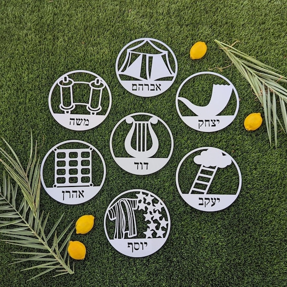 Ushpizin Sukkah Wall Art Acrylic Wall Hangings Jewish - Etsy