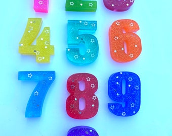 Learning & School Resin Numbers 0-9 Toys etna.com.pe