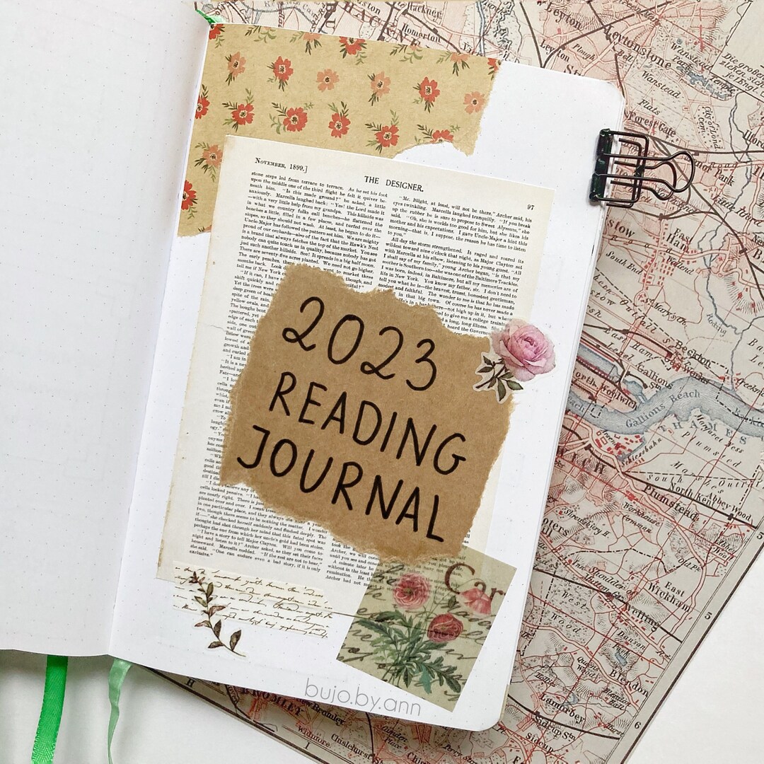Hand-made Custom Reading Journal, Personalized Notebook for Book Lovers ...