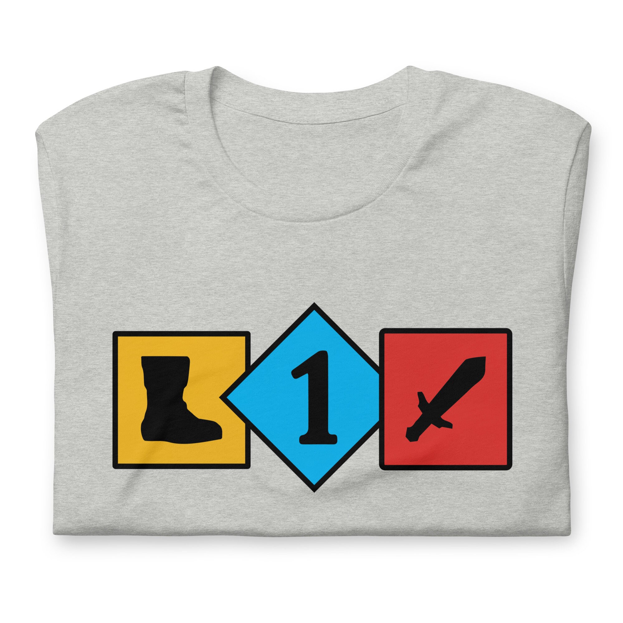 Clank Shirt Board Game Inspired Boots Sword and Skill Icons - Etsy