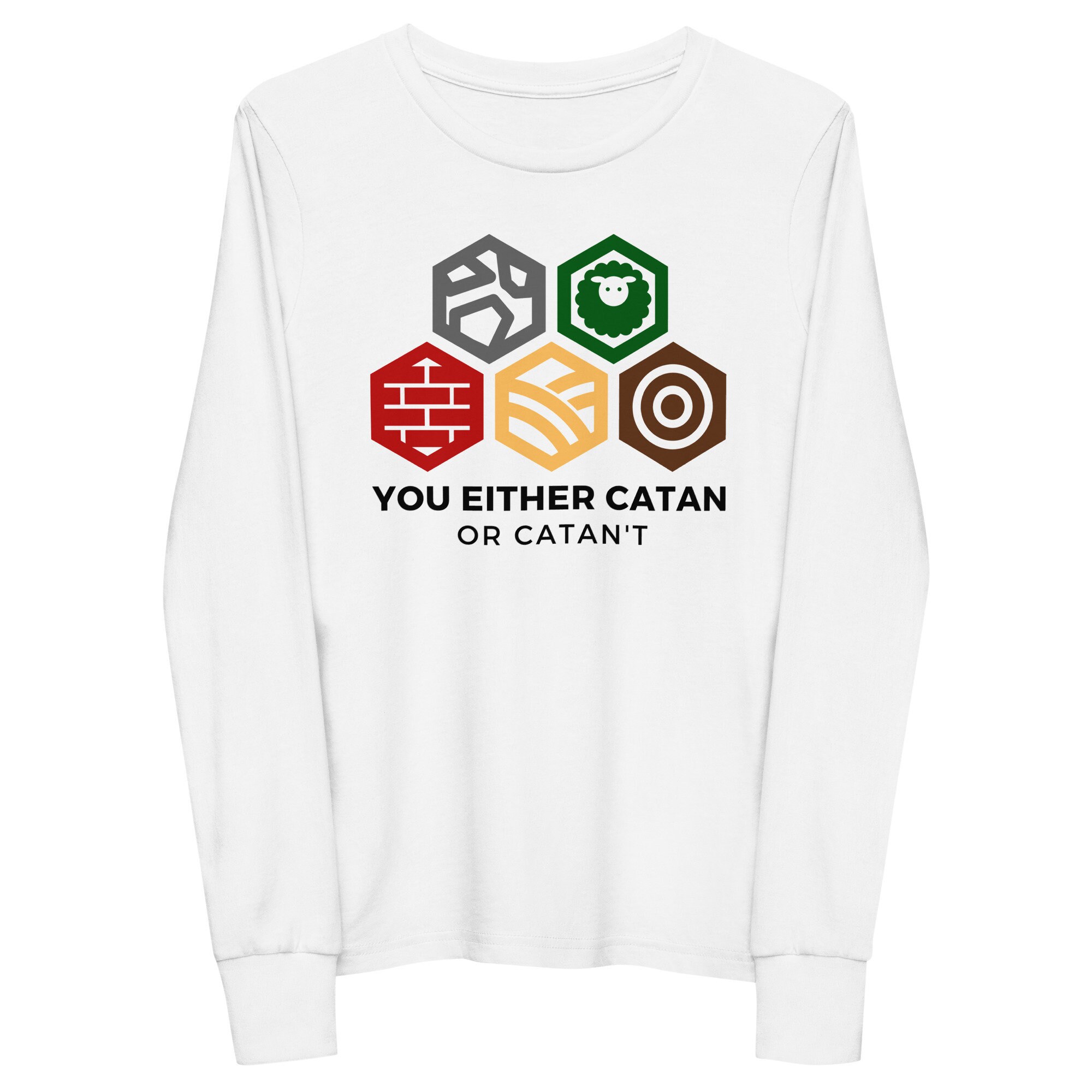 Youth Catan Long Sleeve Shirt Board Game Inspired Settlers of Catan You ...