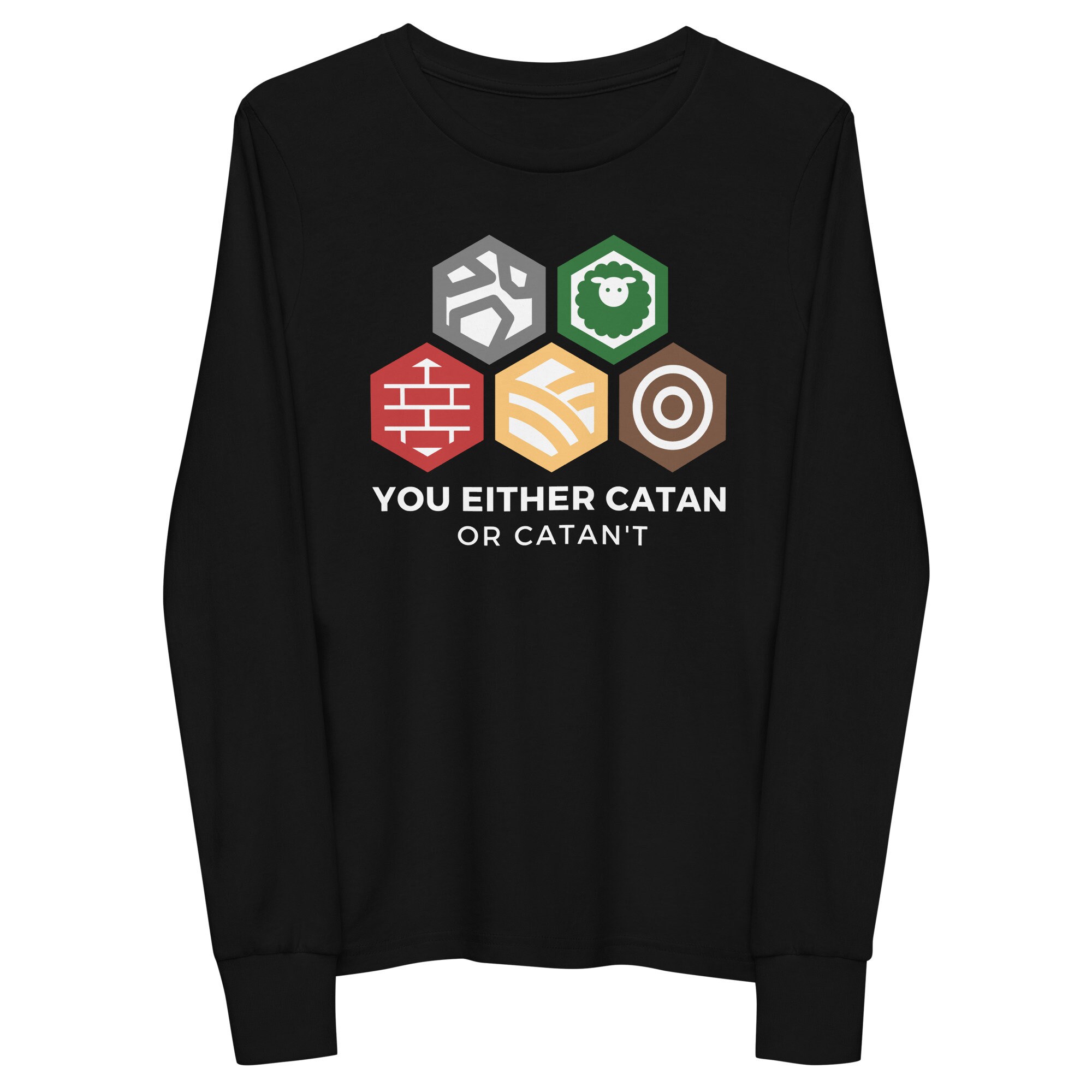 Youth Catan Long Sleeve Shirt Board Game Inspired Settlers of Catan You ...