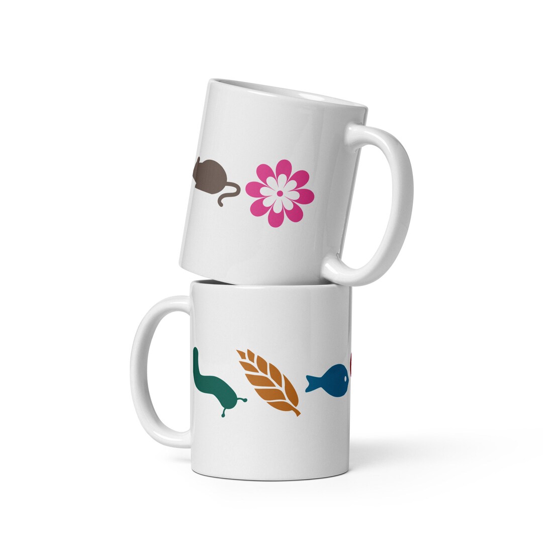 Wingspan Mug + Nectar Board Game Food Worm Wheat Rodent Berries Fish ...