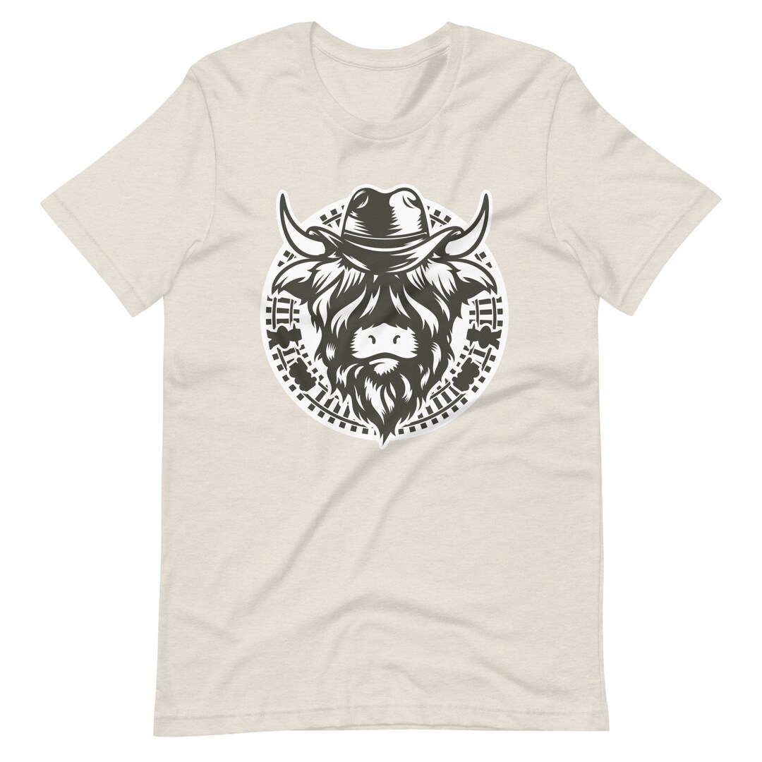 Great Western Trail Shirt Board Game Inspired Highland Cow Farmer ...