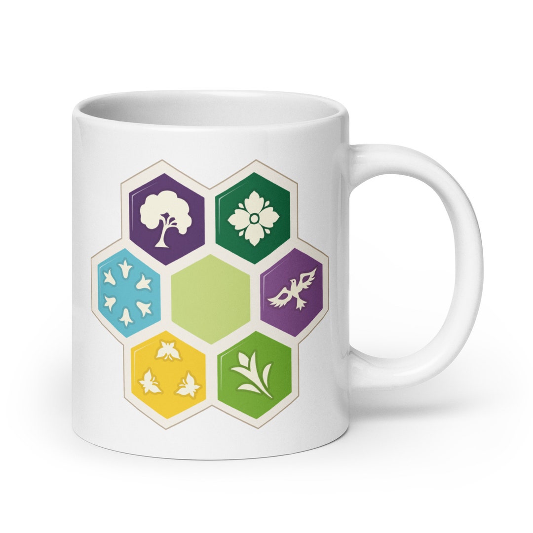 Azul Queen's Garden Cup Board Game Inspired Tile Placement Minimalist ...