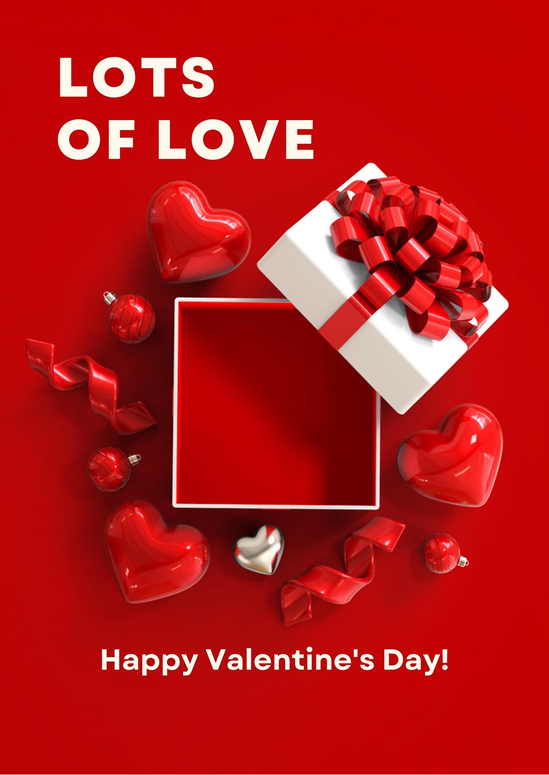 Valentines Day Card, Romantic Card, Cute Valentines Card, Valentine ...