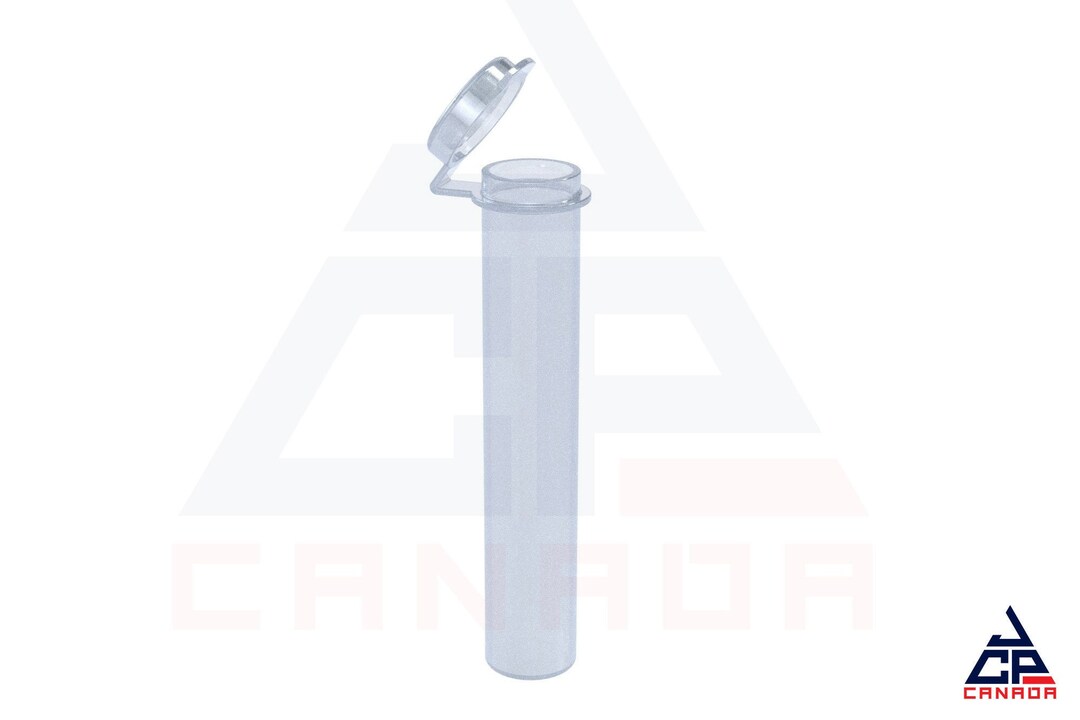 Regular Size Translucent Clear 98mm Flip Top Doob Tube - Etsy