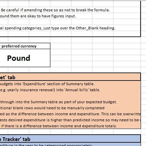 Annual & Monthly Personal Budgeting Spreadsheet and Expenditure Tracker ...