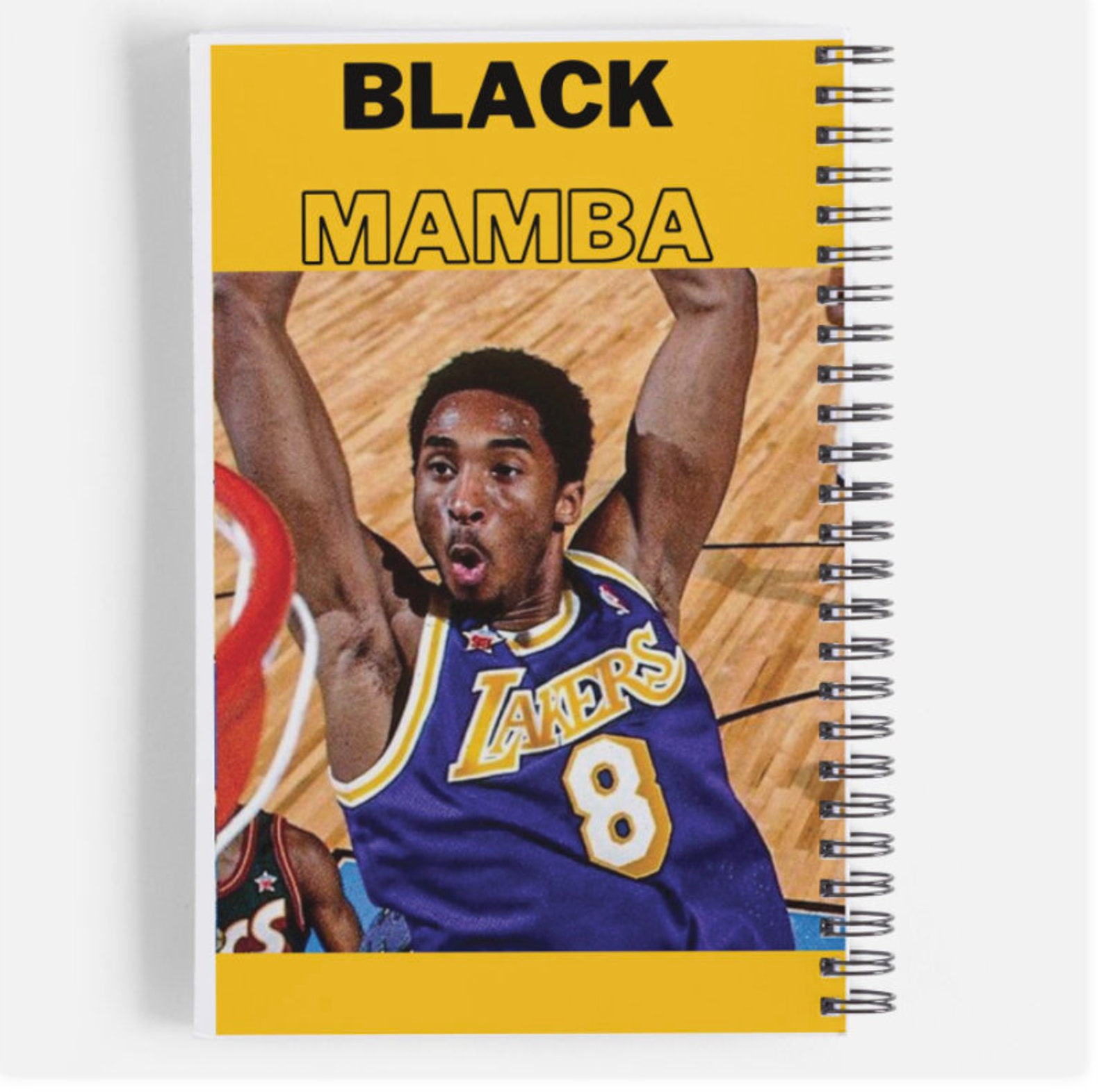 Notebook, A5 Lined Paper, 80 Pages, Kobe Bryant Gift, NBA Notebook ...