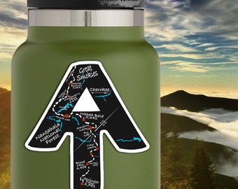 Appalachian Trail Sticker Hiking Stickerat Sticker - Etsy