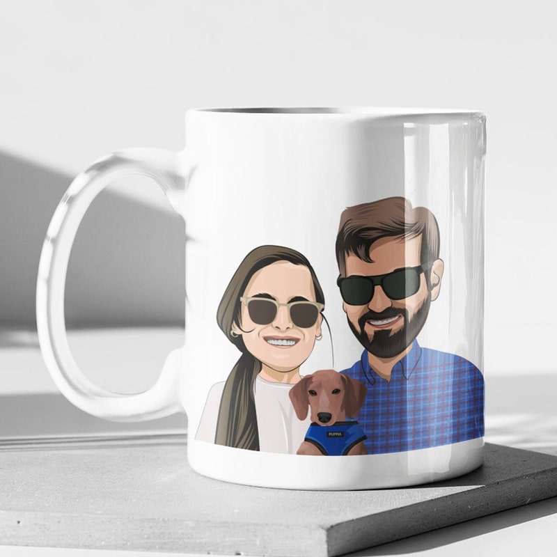 Custom Cartoon Mug - Etsy